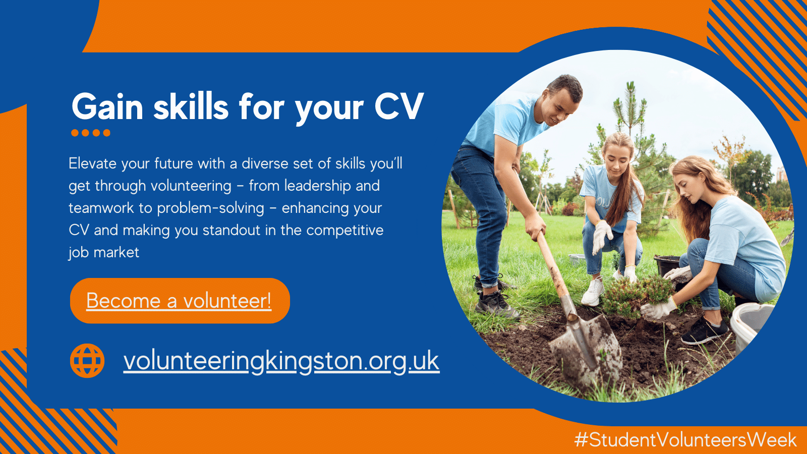 Student Volunteers’ Week: Gain skills for your CV - Volunteering Kingston